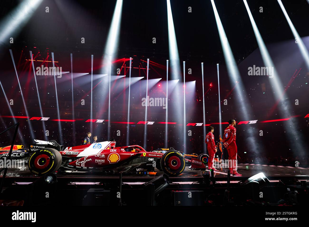 London, Emirats Arabes Unis. 18th Feb, 2025. Scuderia Ferrari SF-25 ...