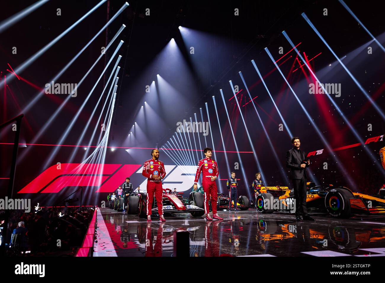 London, Emirats Arabes Unis. 18th Feb, 2025. Scuderia Ferrari SF-25 ...