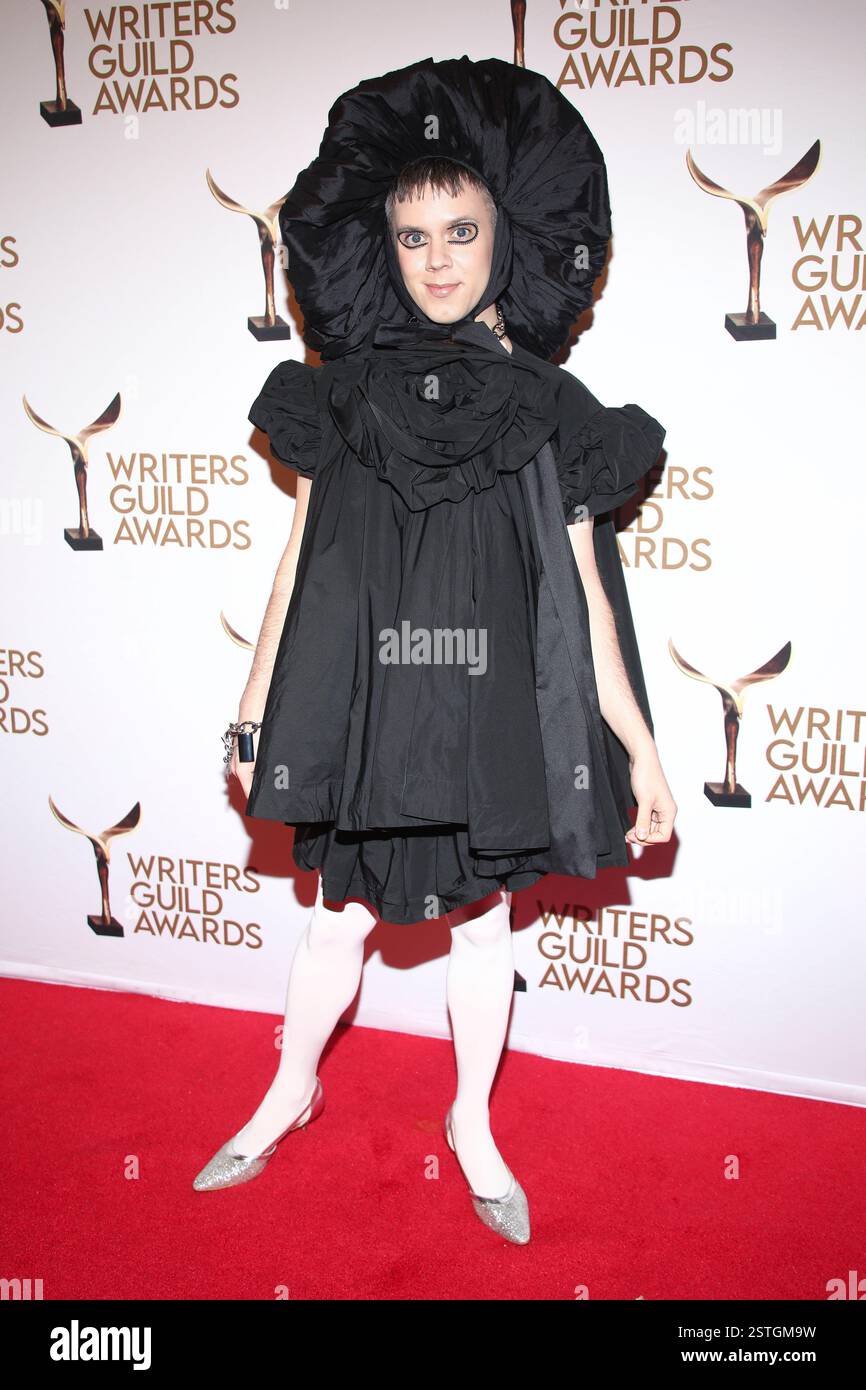 Actor Cole Escola attends the 2025 Writer's Guild Awards at the Edison ...