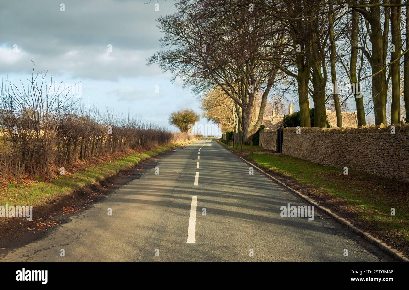 Road in rural Britain Stock Photo - Alamy
