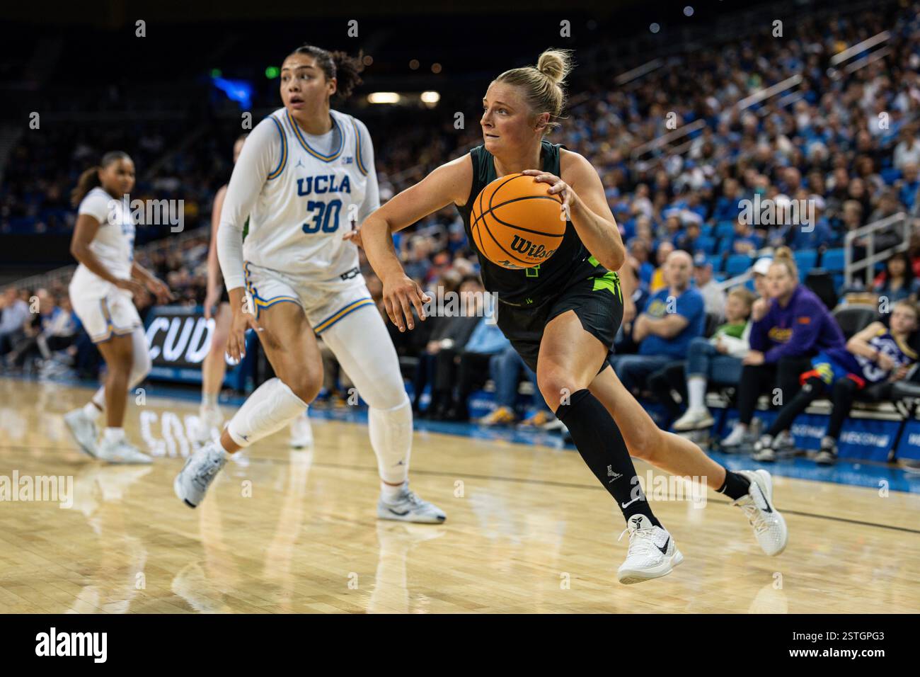 Westwood, United States. 16th Feb, 2025. Michigan State Spartans guard ...