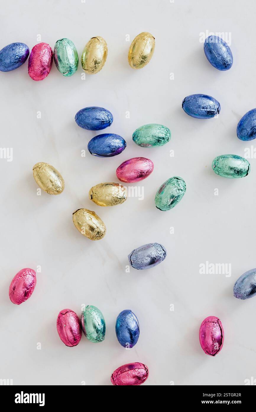 Delicious dark chocolate Easter egg ready to eat Stock Photo - Alamy