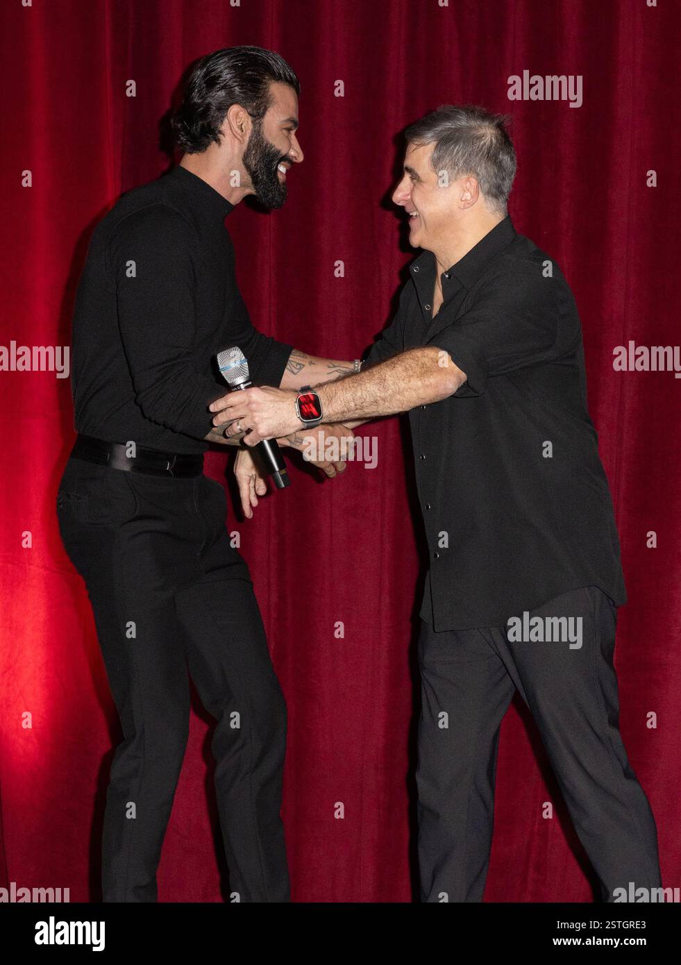MIAMI, FL-FEBRUARY 18: GUsttavo Lima and Afo Verde (Chairman Sony Music ...