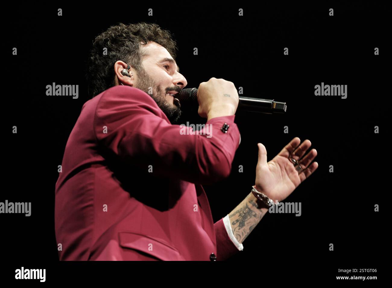 the singer Antonito Molina performs during a concert the Inverfest at ...