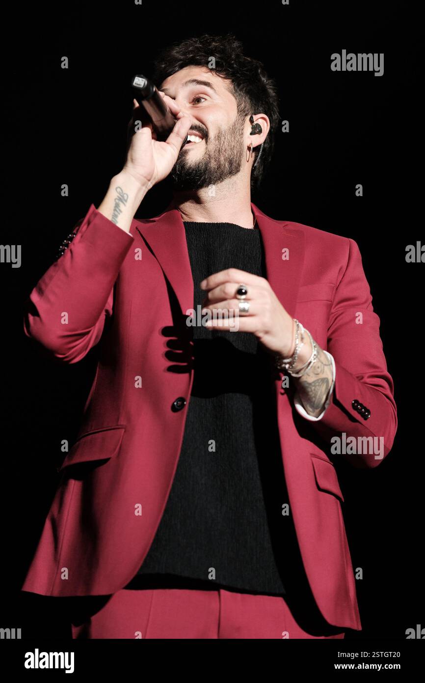 the singer Antonito Molina performs during a concert the Inverfest at ...