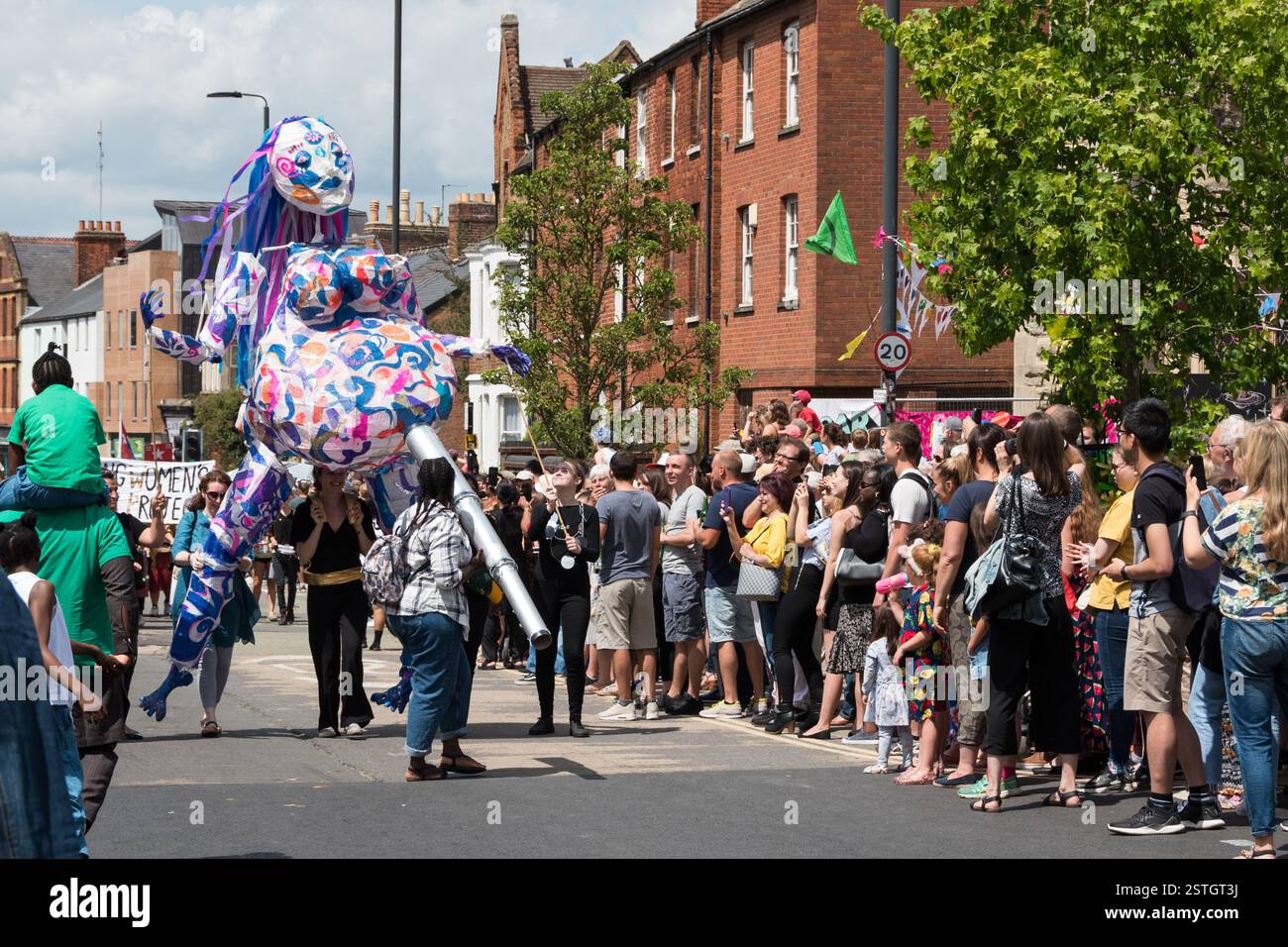 Performers at the Cowley Road Carnival in 2019, Oxford, UK Stock Photo ...