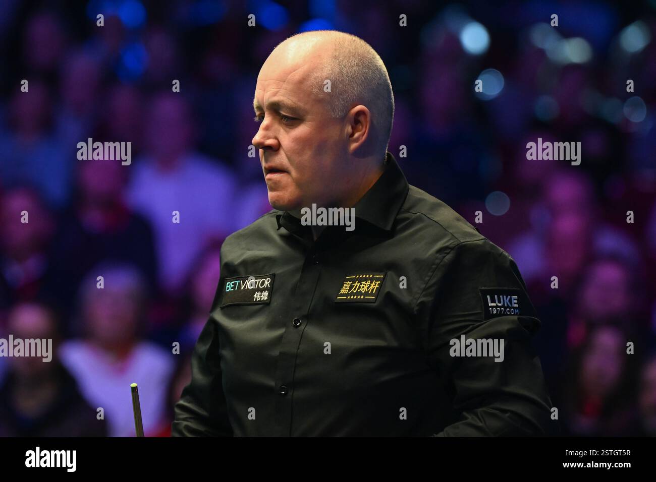 Snooker, John Higgins during his Round 2 match against Robert Milkins ...