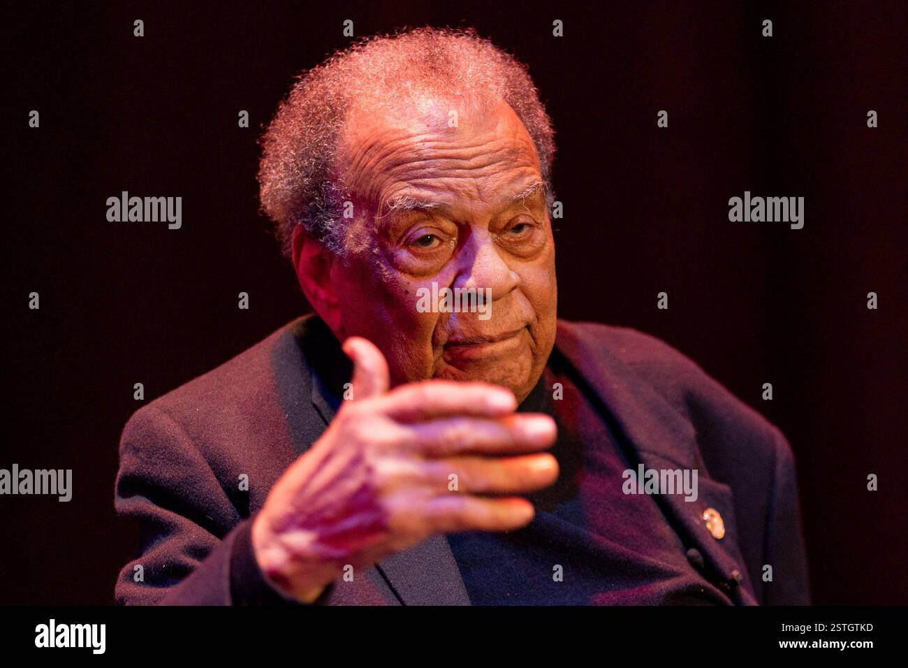 Lawrenceville, Georgia, USA. Feb 17, 2025. Andrew Young, former ...