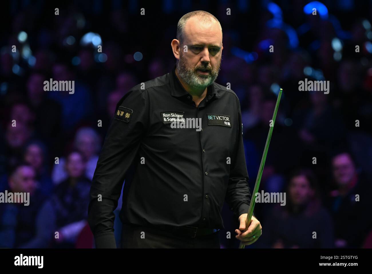Snooker, Mark Williams during his Round 2 match against Stephen Maguire ...