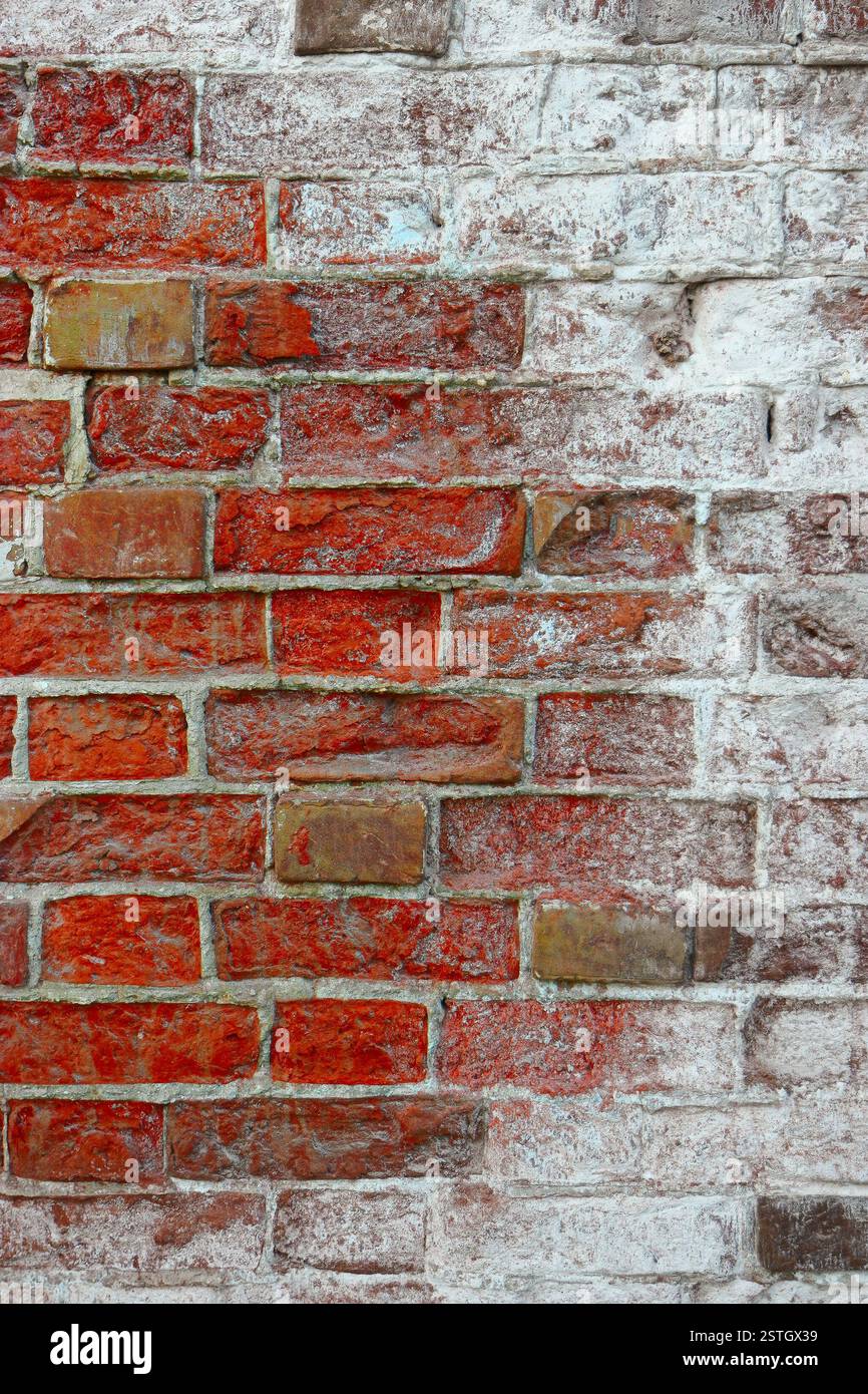 Background texture of brick wall covered with salt Stock Photo - Alamy