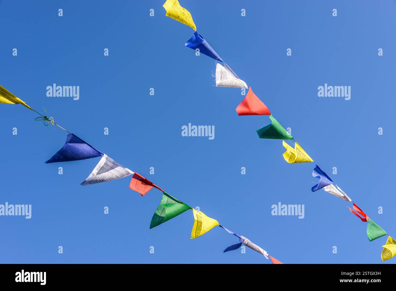 Buddhist prayer flags two hi-res stock photography and images - Alamy