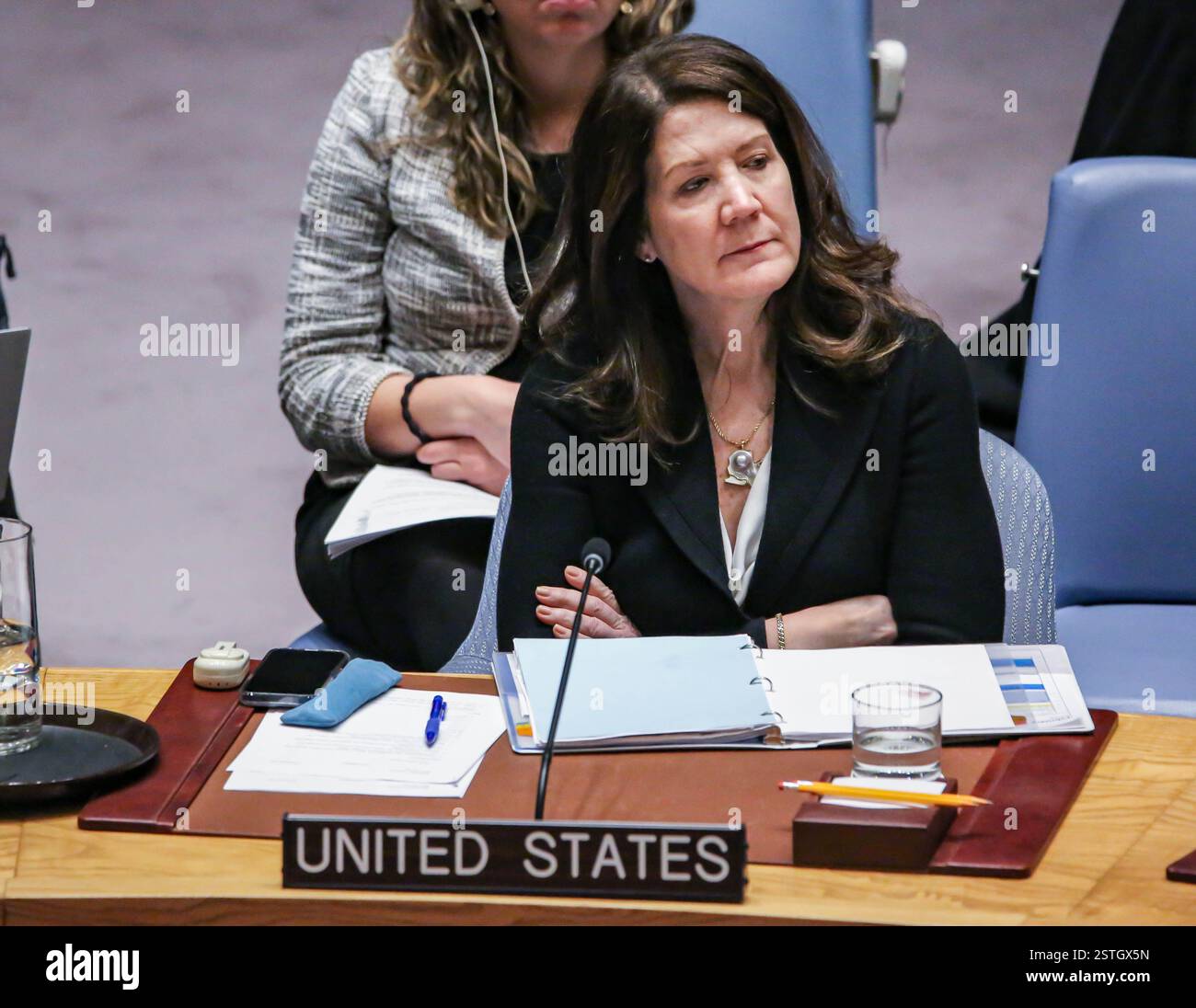 New York, New York, USA. 18th Feb, 2025. Ambassador DOROTHY SHEA ...