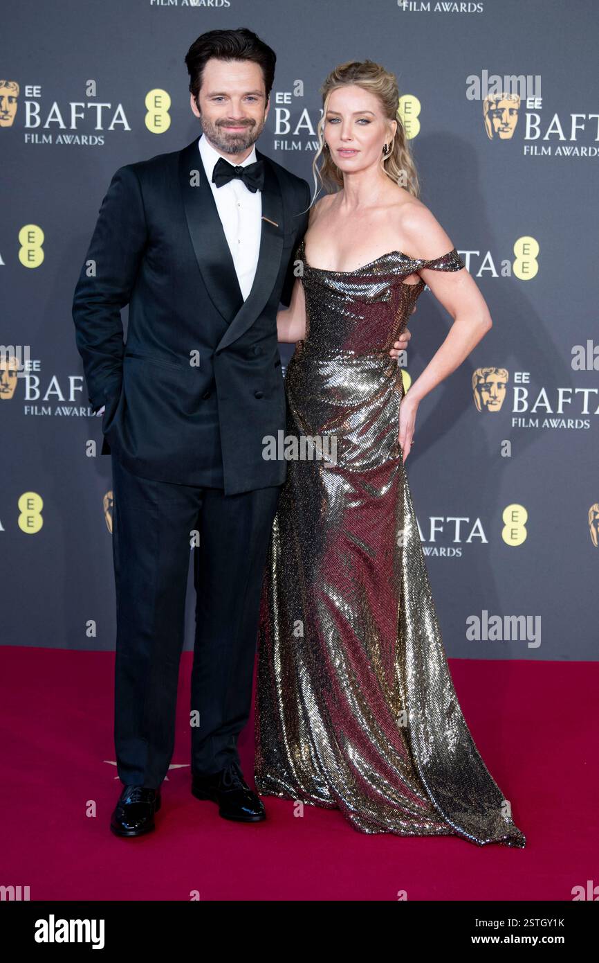 Sebastian Stan and Annabelle Wallis at the 78th British Academy Film ...