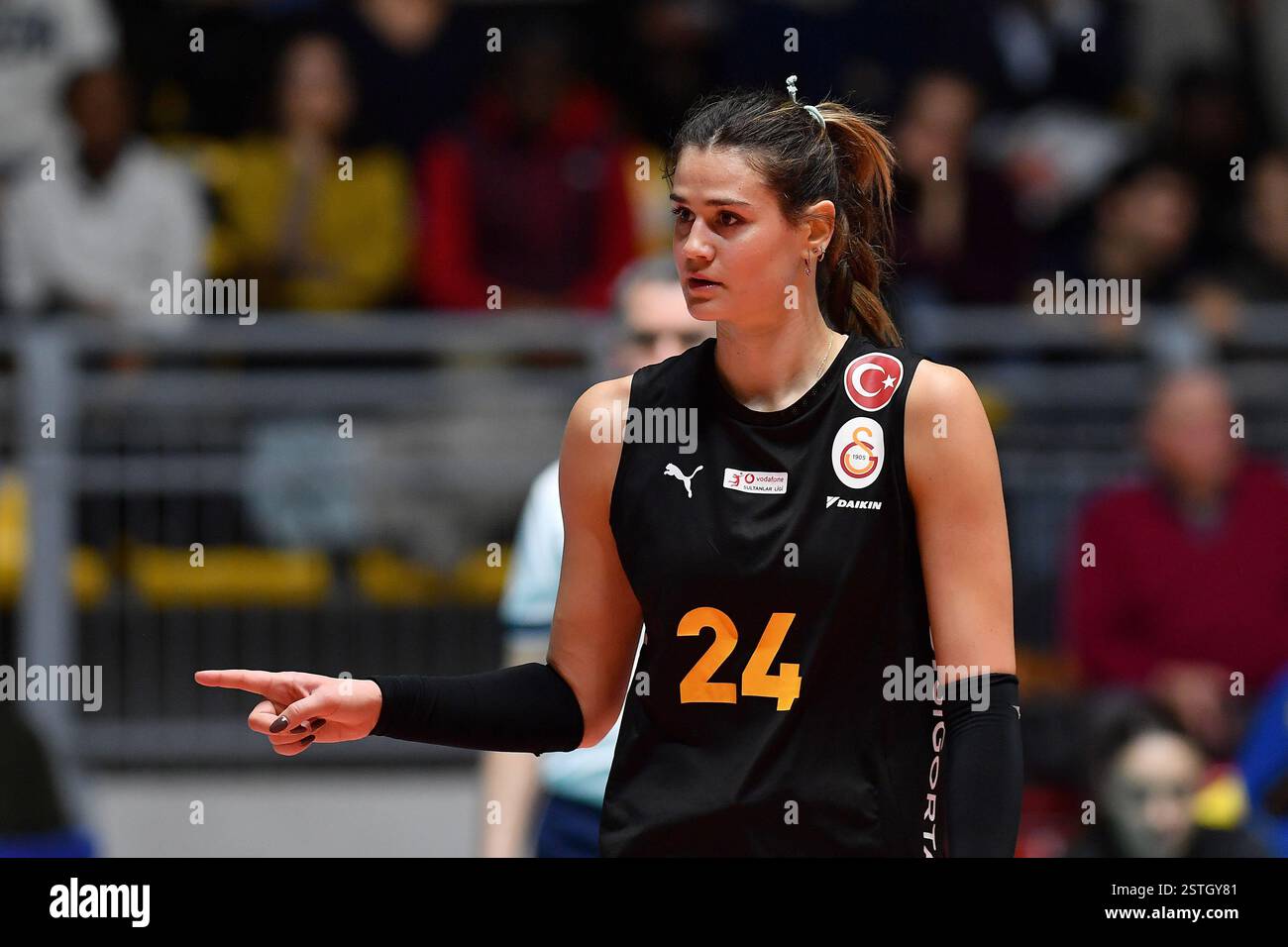 Katarina Dangubic of Galatasaray during the match between Reale Mutua ...
