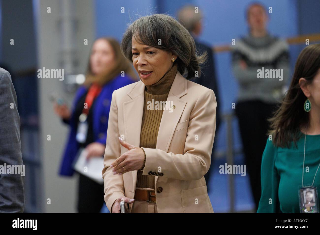 Washington, United States. 18th Feb, 2025. Senator Lisa Blunt Rochester ...