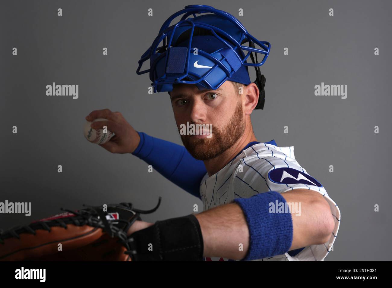 This is a 2025 photo of catcher Carson Kelly of the Chicago Cubs ...