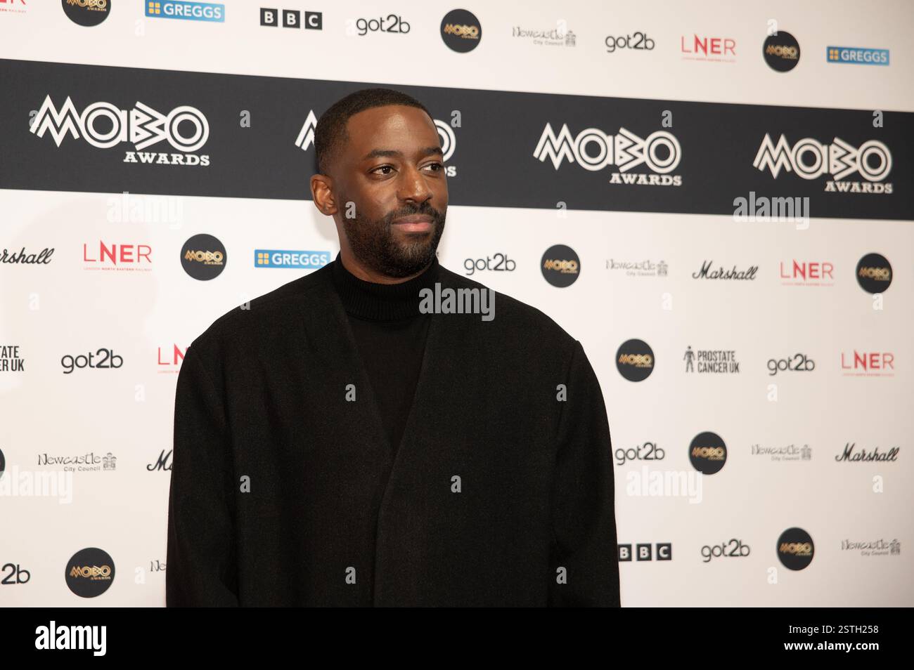 Newcastle, United Kingdom. 18th February 2025. Bashy on the red carpet ...