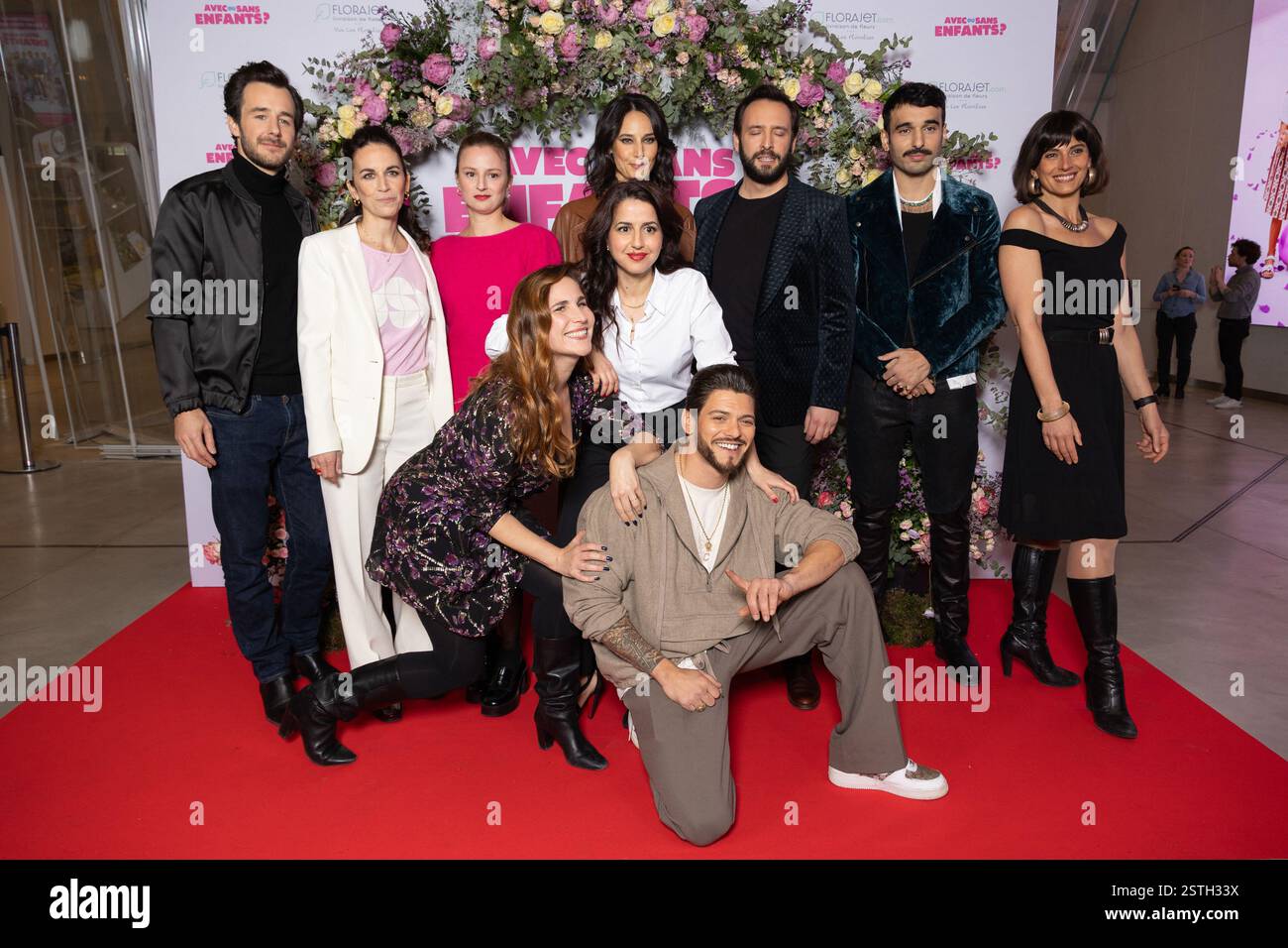 Paris, France. 18th Feb, 2025. Bertrand Usclat, Elsa Blayau, Tiphaine ...