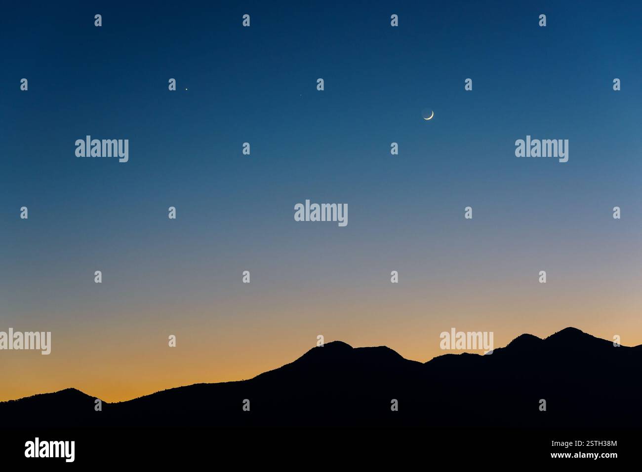 Venus and saturn at sunset hi-res stock photography and images - Alamy