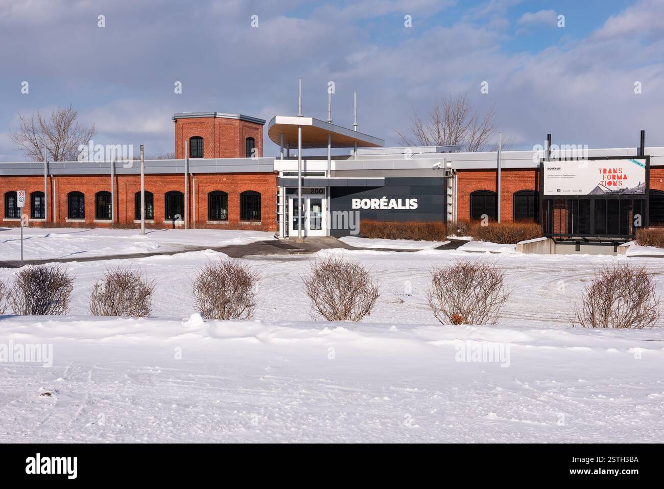 The Boréalis museum of the forestry and paper industry of the St ...
