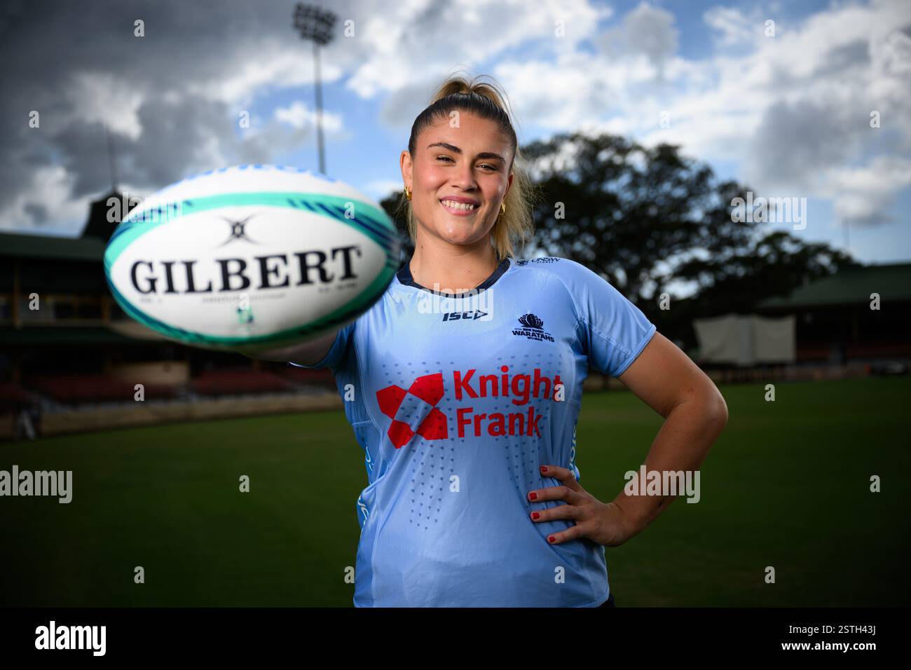 Piper Duck of the NSW Waratahs poses for photographs during the 2025 ...