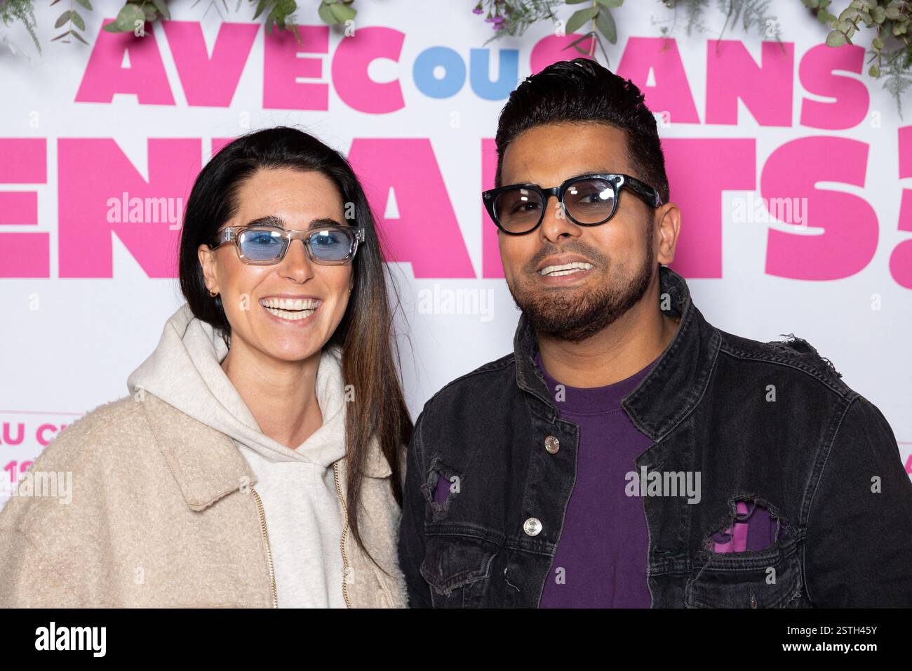 Paris, France. 18th Feb, 2025. Laura Petard and guest attends 'Avec Ou ...