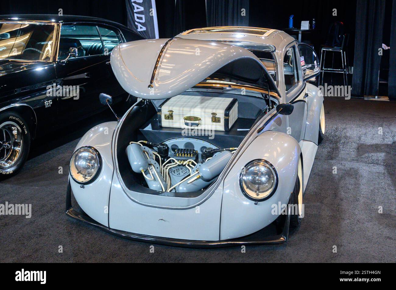 Toronto, ON, Canada - February 14, 2025: 1972 Super Beetle presented at ...
