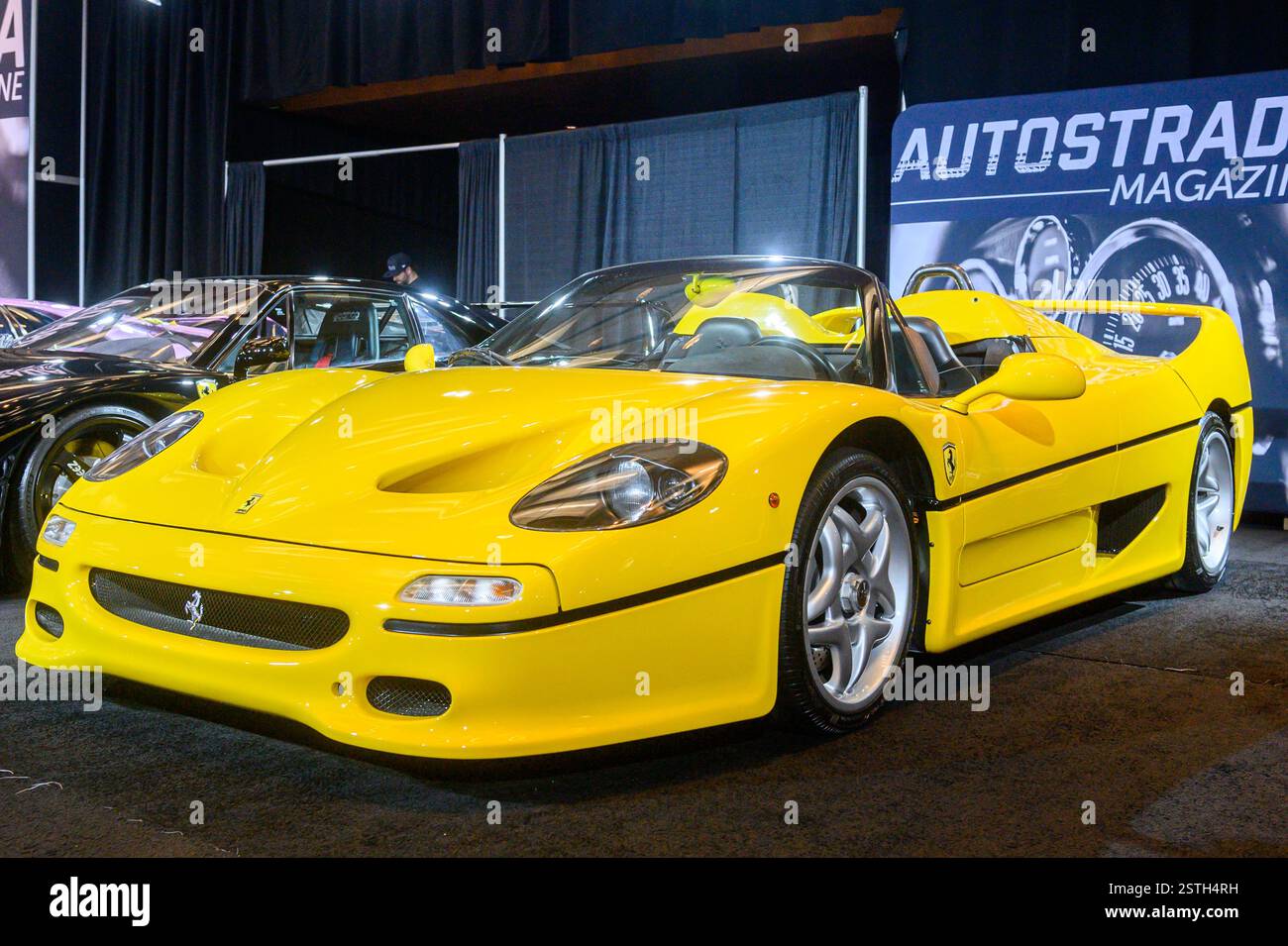 Toronto, ON, Canada - February 14, 2025: 1997 Ferrari F50 presented at ...