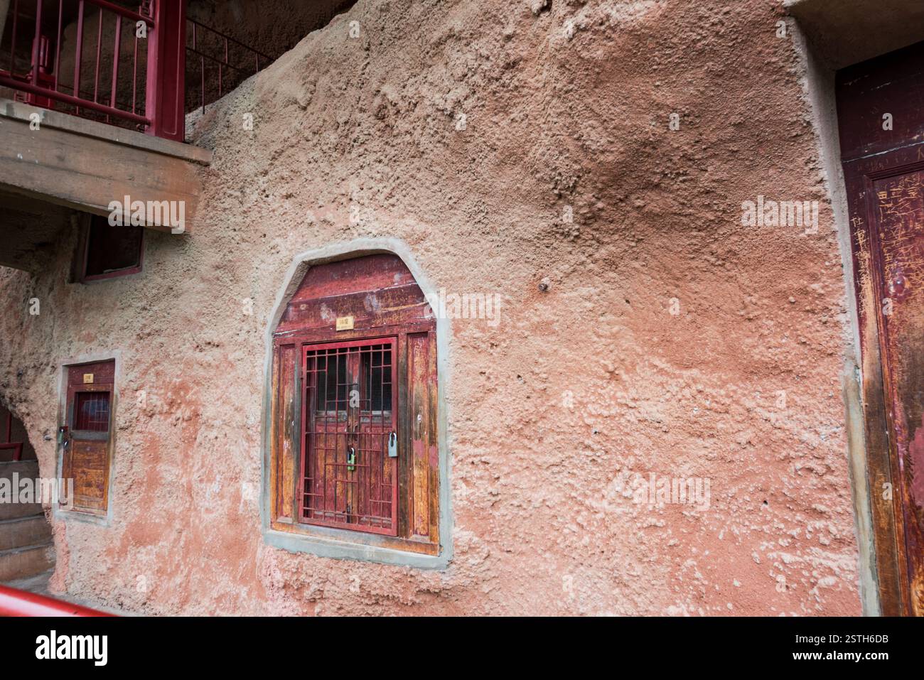 Statue at Maijishan Grottoes, Tianshui, Gansu Province, China Stock ...