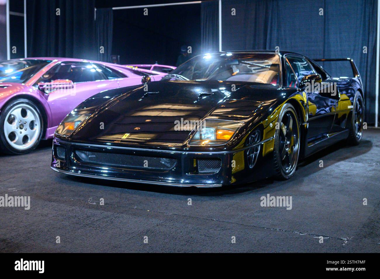Toronto, ON, Canada - February 14, 2025: 1991 Ferrari F40 presented at ...