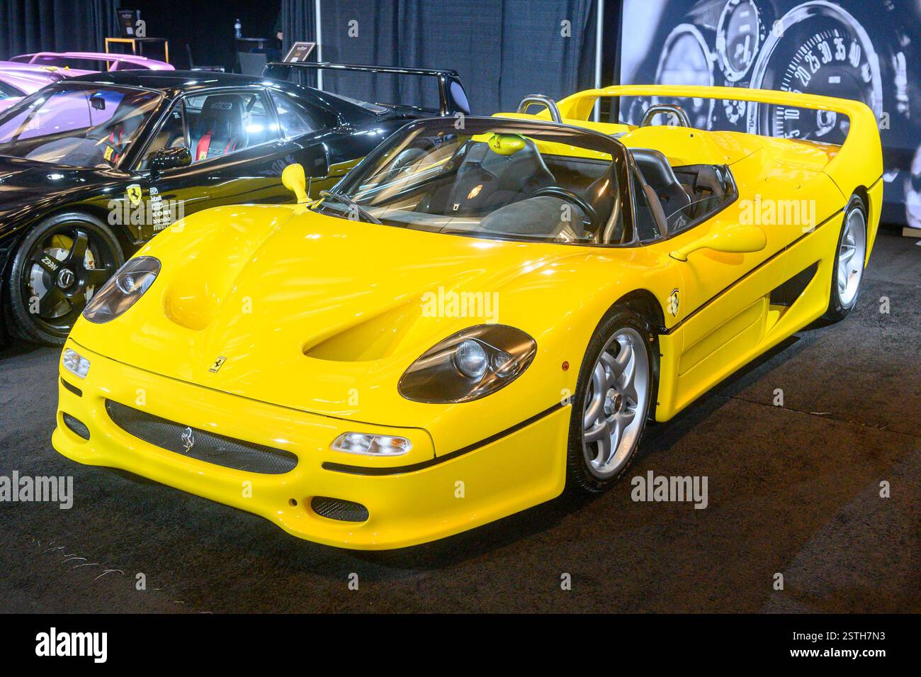 Toronto, ON, Canada - February 14, 2025: 1997 Ferrari F50 presented at ...