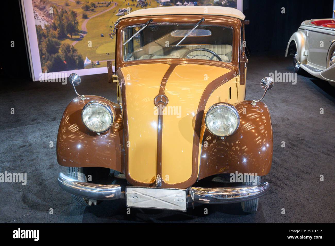 Toronto, ON, Canada - February 14, 2025: 1935 Mercedes-Benz 130H ...