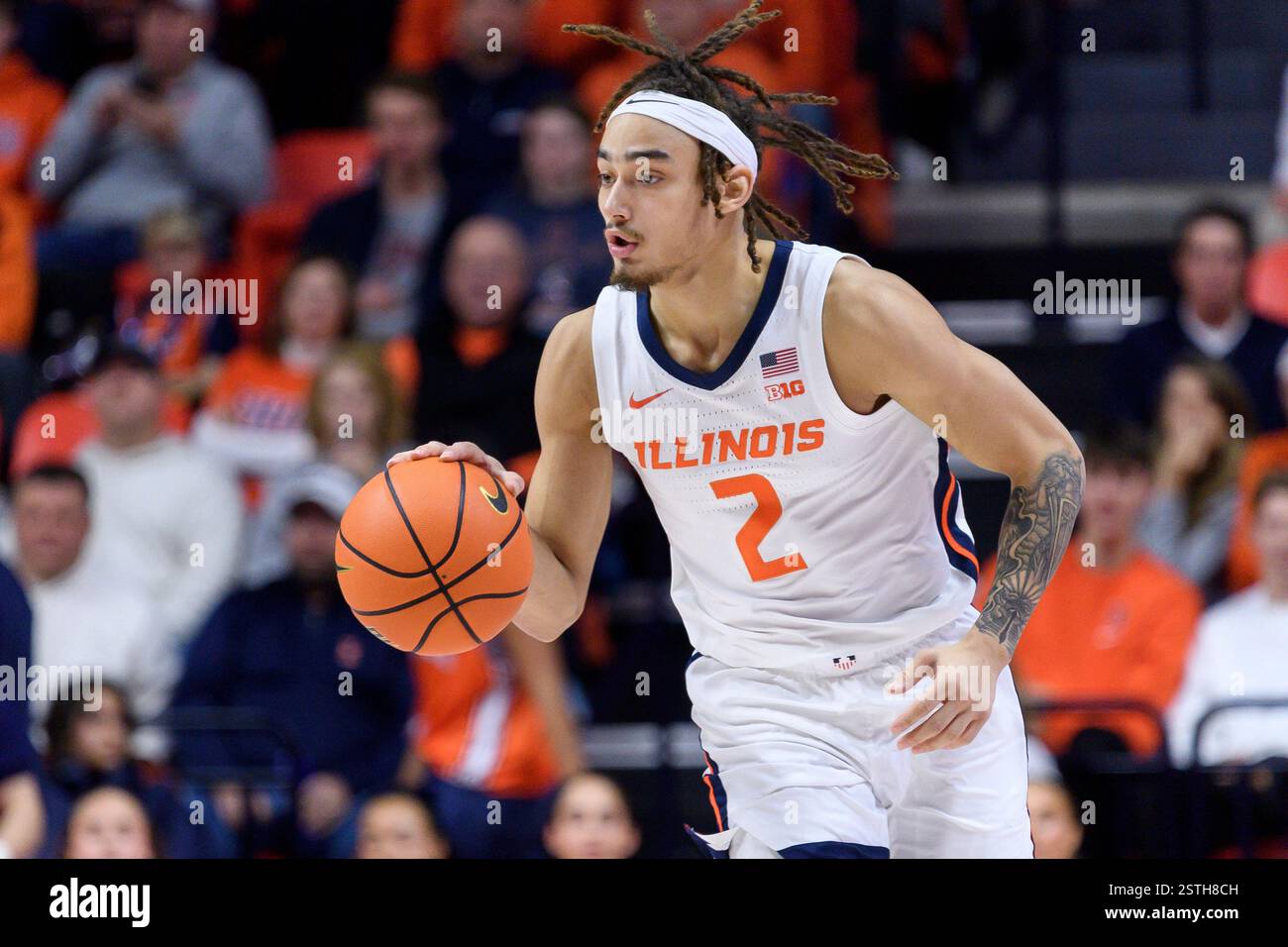 Illinois' Dra Gibbs-Lawhorn during an NCAA college basketball game ...