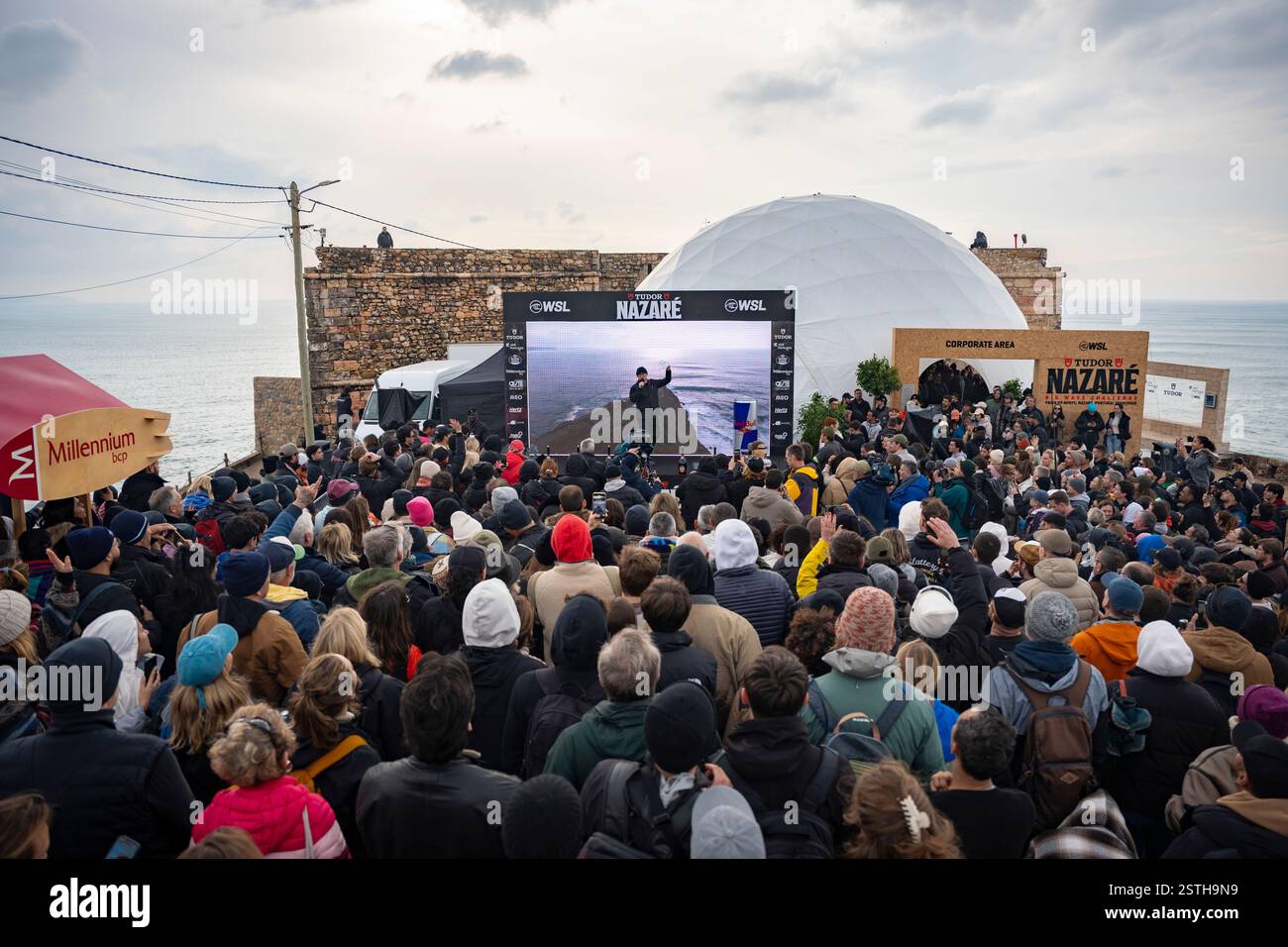 NAZARE, PORTUGAL - FEBRUARY 18: 'Tudor Nazare Big Wave Challenge ...