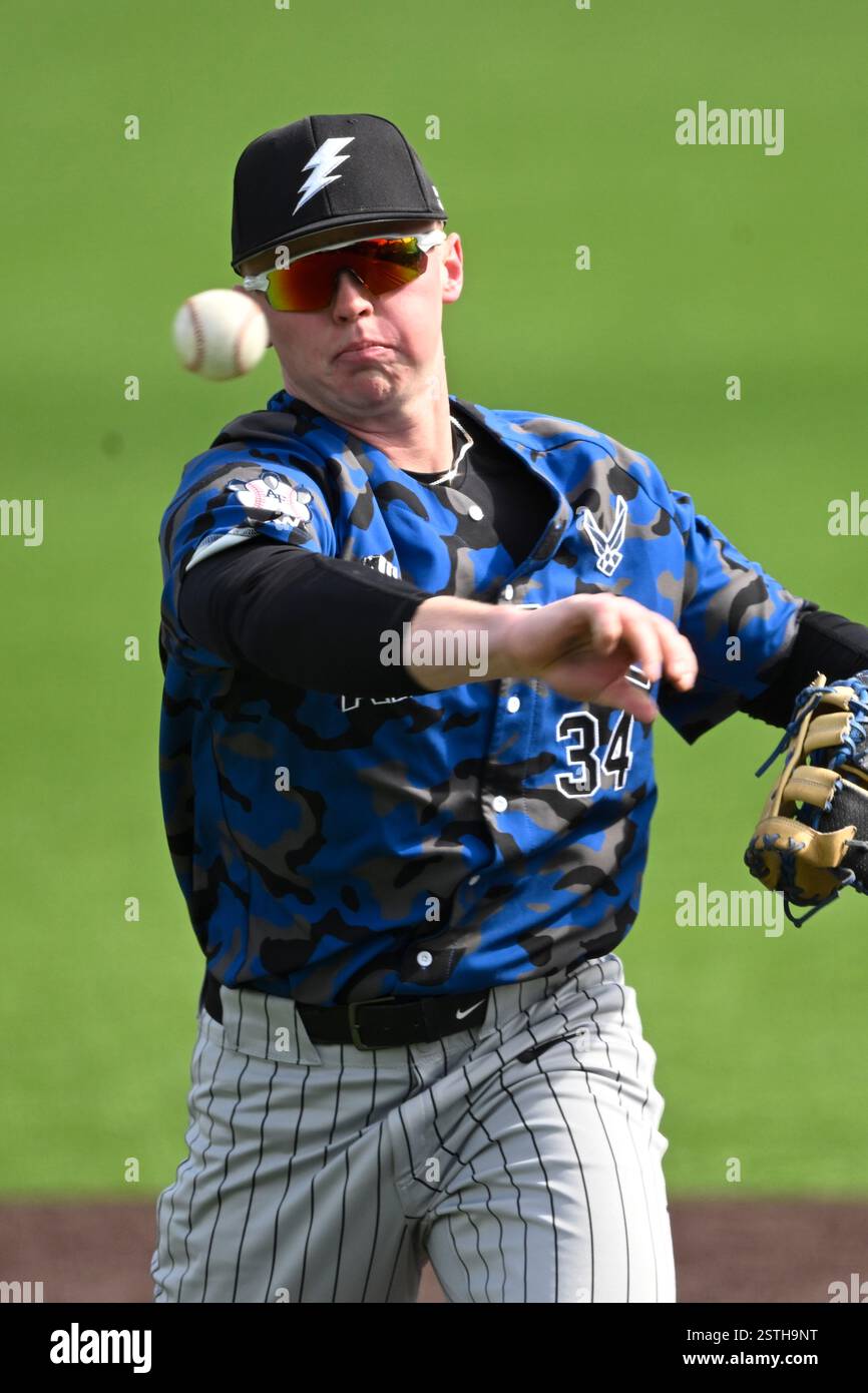 Air Force's Landon Boyd during an NCAA baseball game against Vanderbilt ...