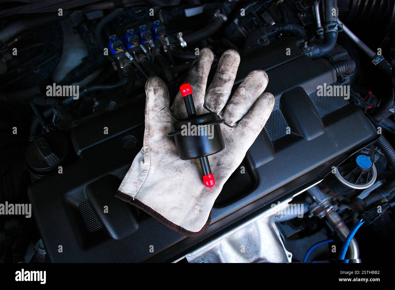 Transmission oil filter of car transmission system , metal gear oil ...