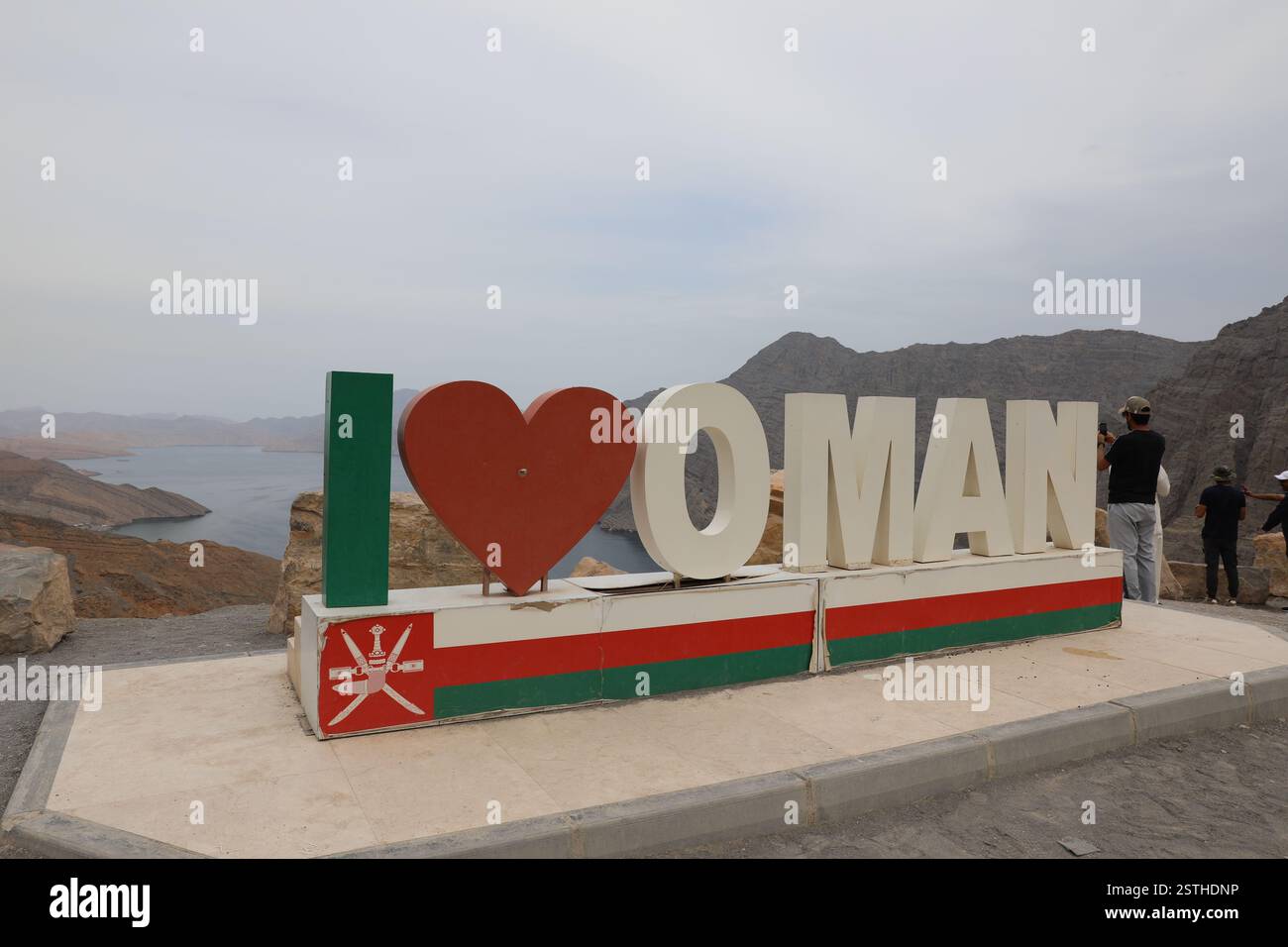 Musandam. 18th Feb, 2025. Tourists enjoy the scenery of the Musandam ...
