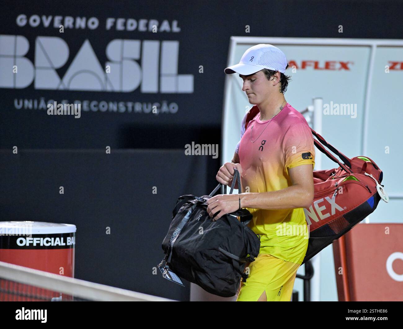 Rio de Janeiro-Brazil February 18, 2025, Rio Open Tennis, stage of the ...