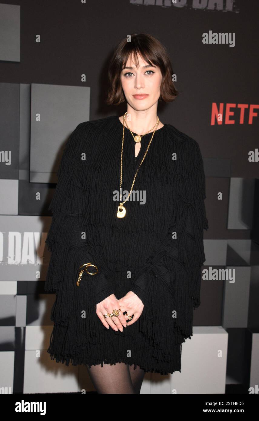 New York, NY, USA. 18th Feb, 2025. Lizzy Caplan at Netflix's Zero Day ...