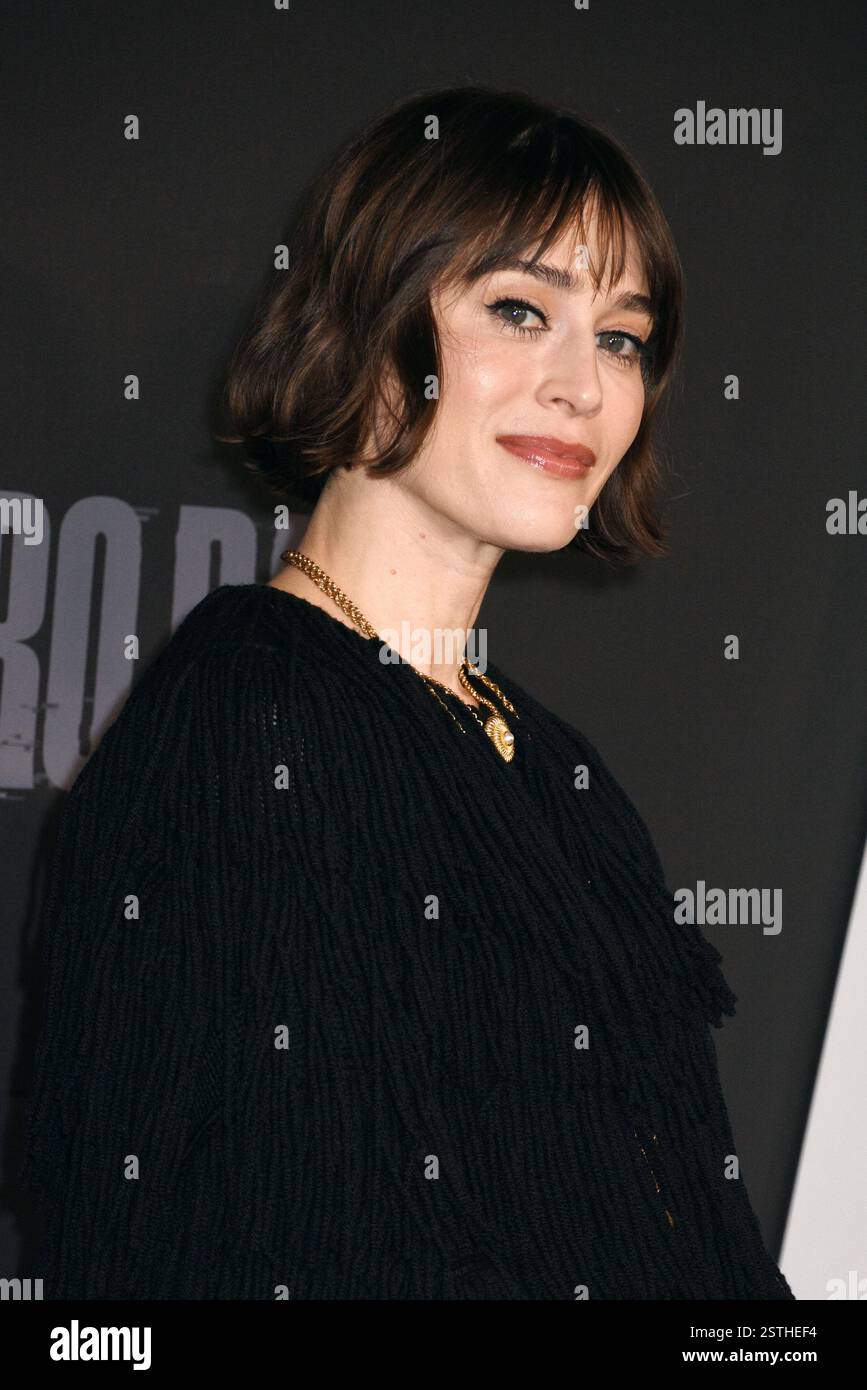 New York, NY, USA. 18th Feb, 2025. Lizzy Caplan at Netflix's Zero Day ...