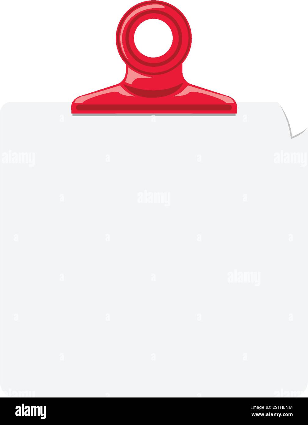 Business workspace sheet paper Cut Out Stock Images & Pictures - Alamy