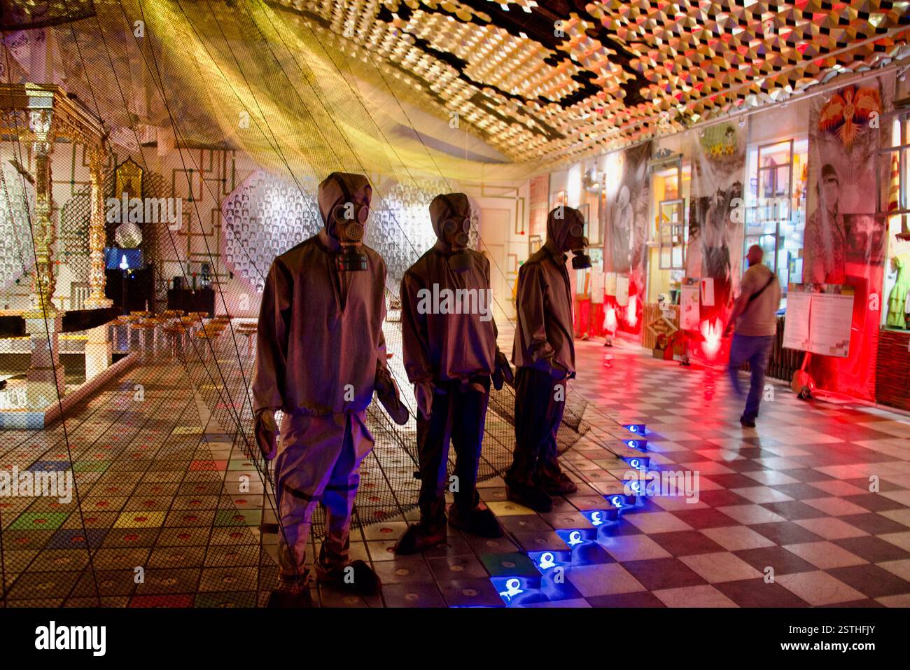 Photo shows exhibits inside the Chernobyl Museum in Kyiv, Ukraine Stock ...