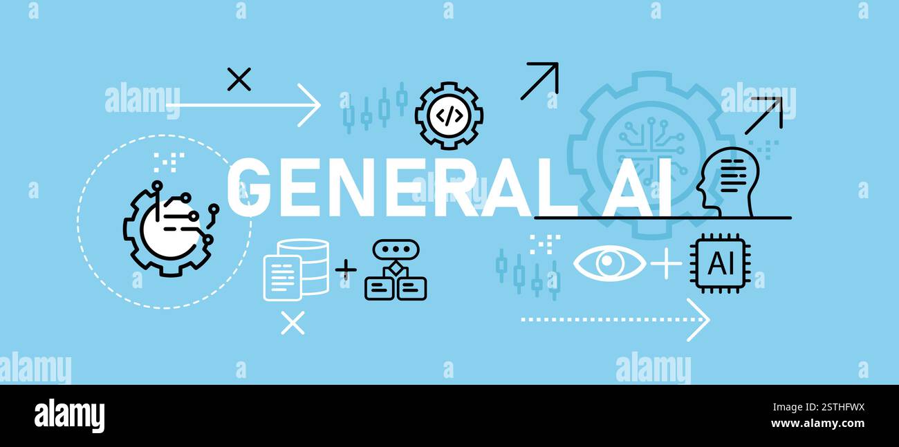 General AI artificial general intelligence AGI universal human-like and adaptive intelligence ...
