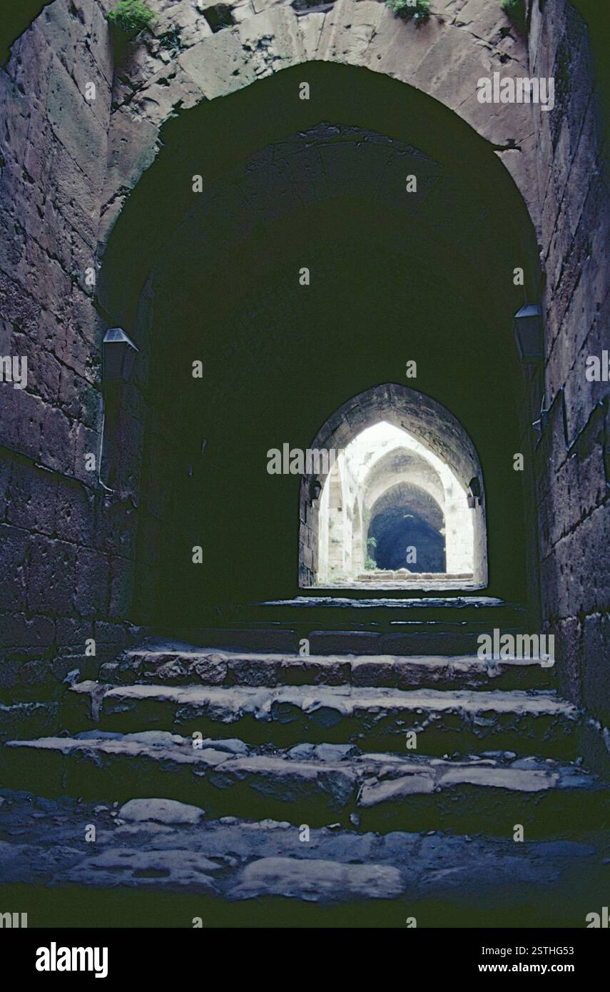 Passage to upper castle, ascending gateway, bastions in the north-west ...