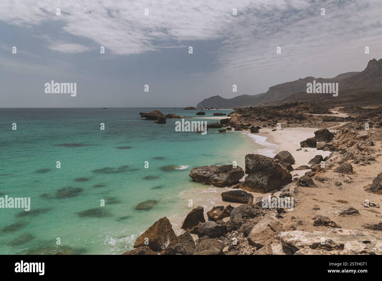 Fazayah Beach, beach, turquoise blue water, Oman, Asia Stock Photo - Alamy