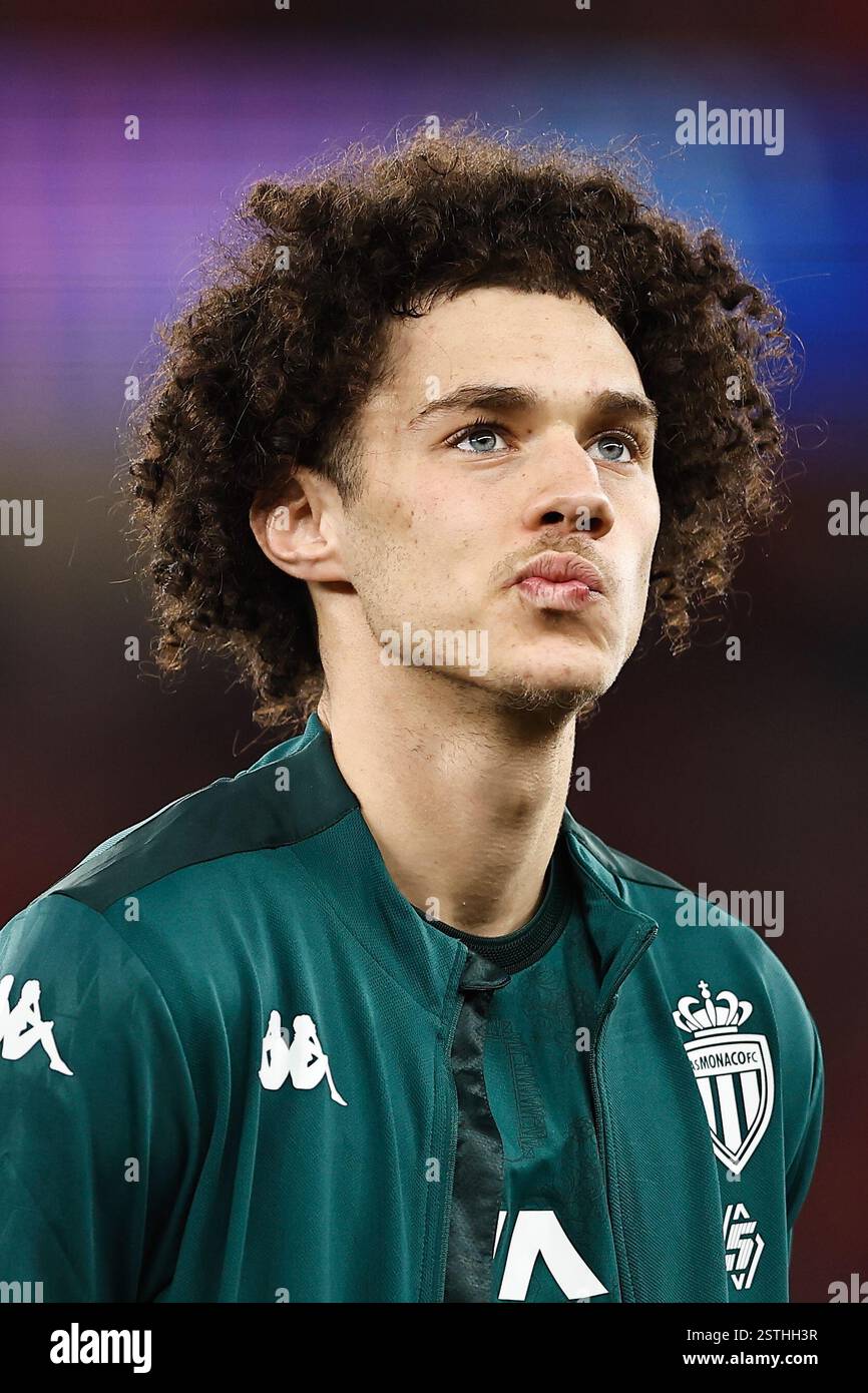 Maghnes Akliouche (Monaco), FEBRUARY 18, 2025 - Football / Soccer ...