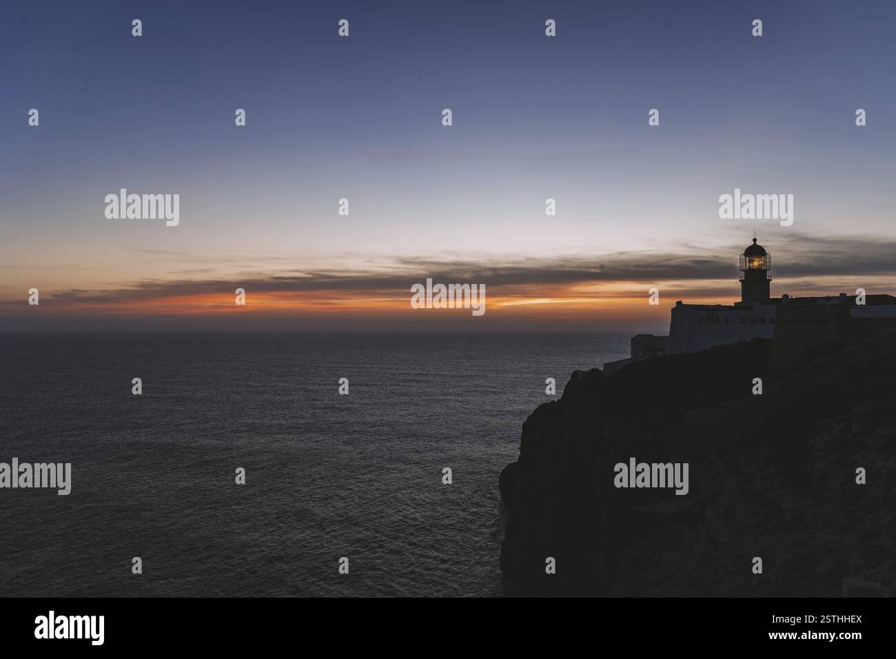 Blue hour sets in hi-res stock photography and images - Alamy