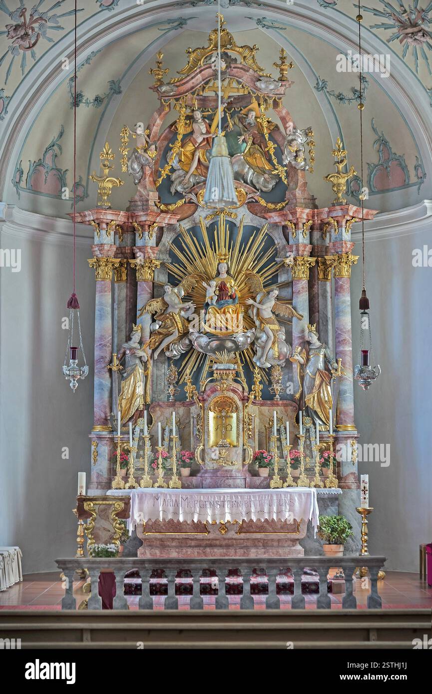 Main altar, pilgrimage and filial church Maria Morgenstern in ...