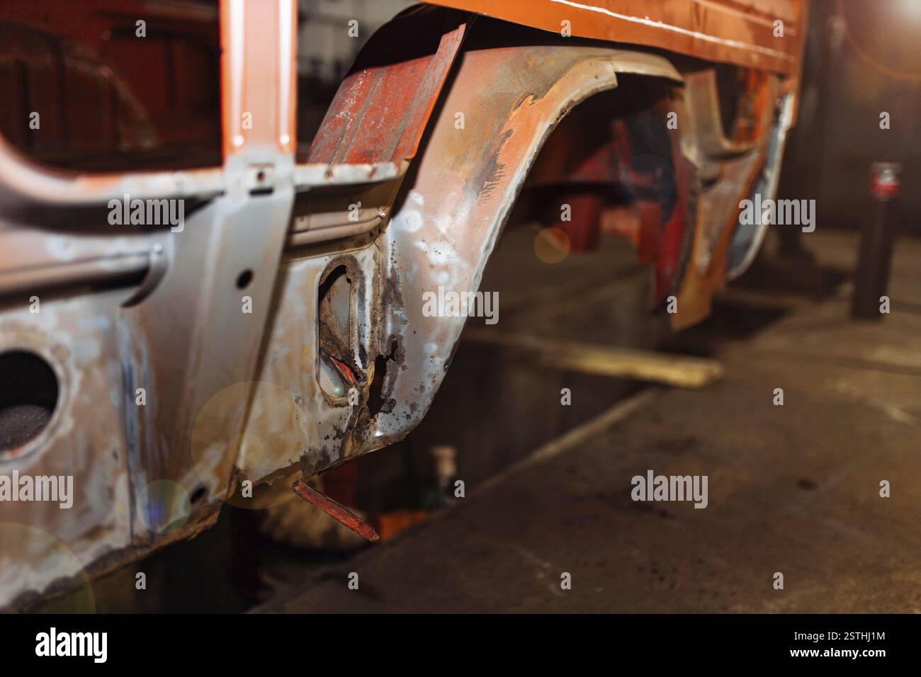 Close up rust repair hi-res stock photography and images - Alamy