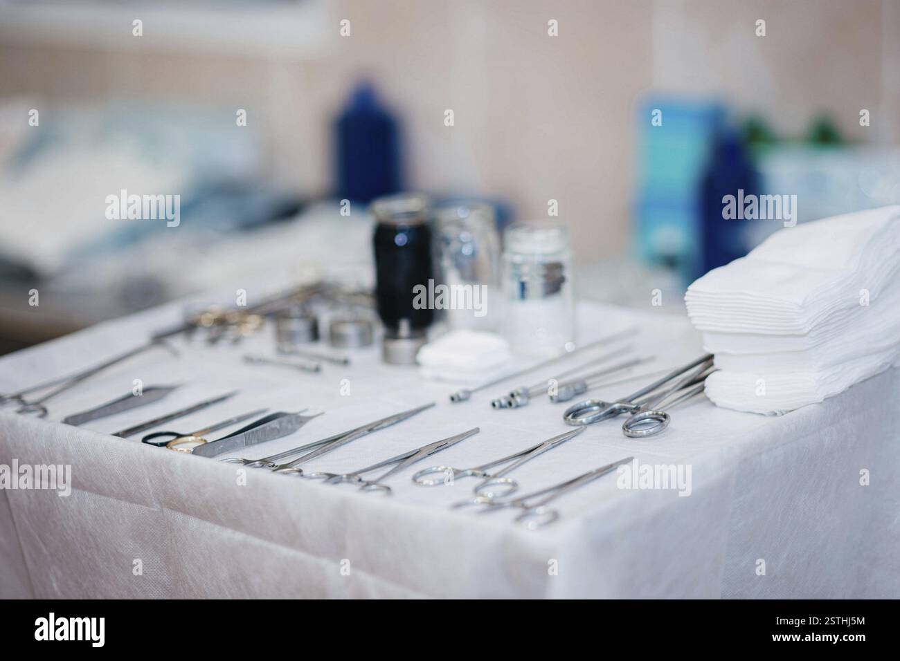 Detailed view of surgical instruments hi-res stock photography and ...